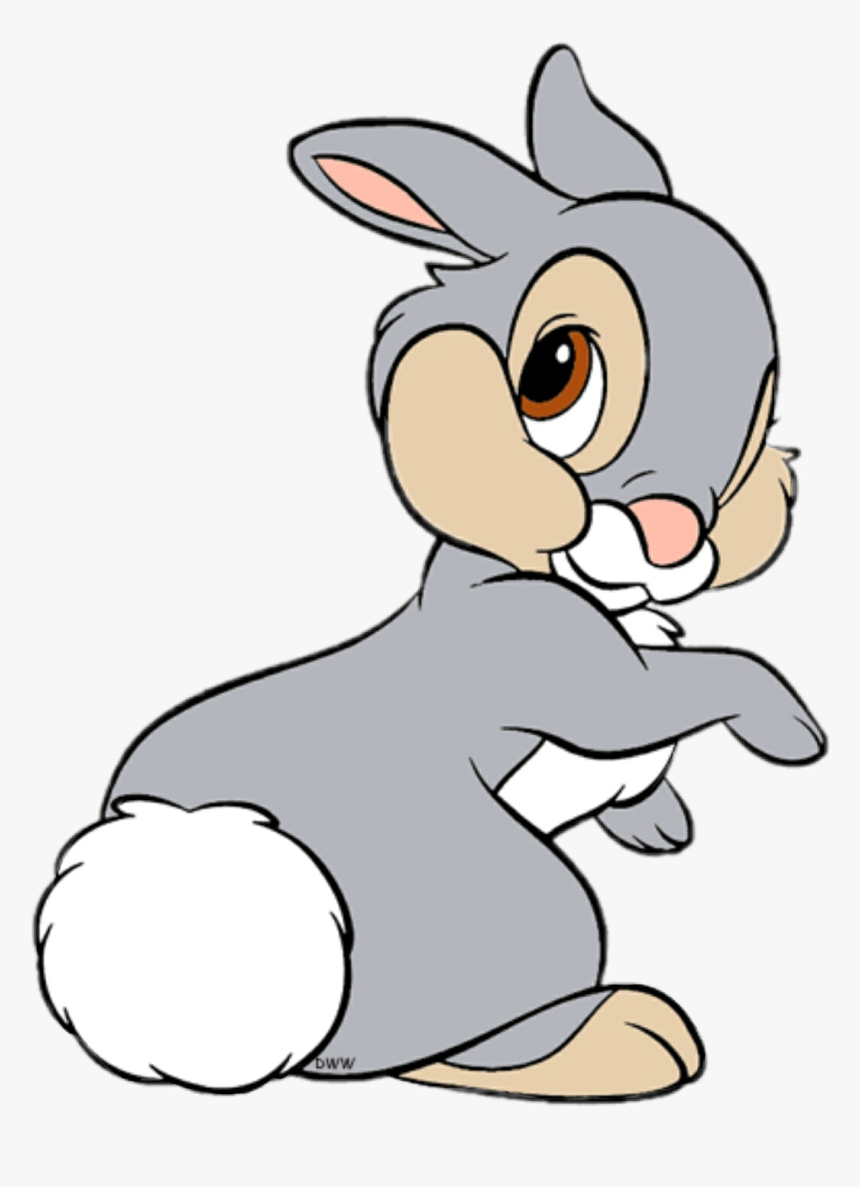 Sticker Thumper Disney Cute - Cute Thumper Drawings, HD Png Download ...