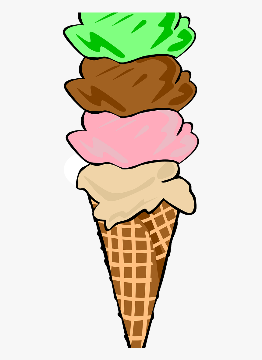 You Scream, I Scream, We All Scream For Ice Cream Clipart - 2 Scoop Ice ...