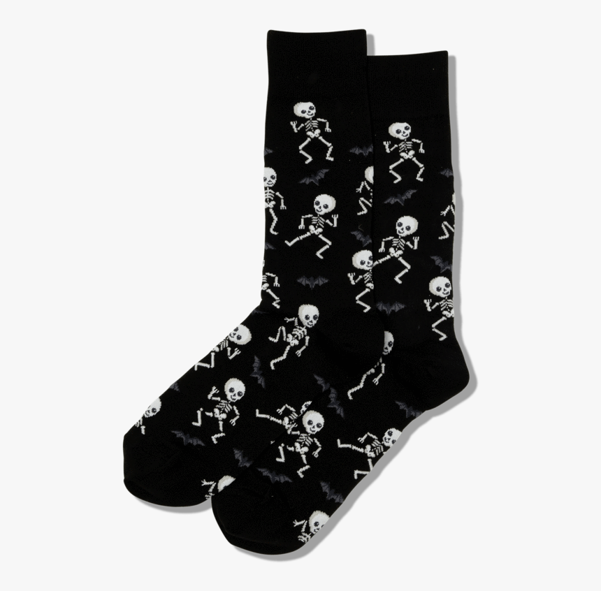Men S Dancing Skeletons Socks Class Slick Lazy Image - Sock, HD Png Download , Transparent Png ...