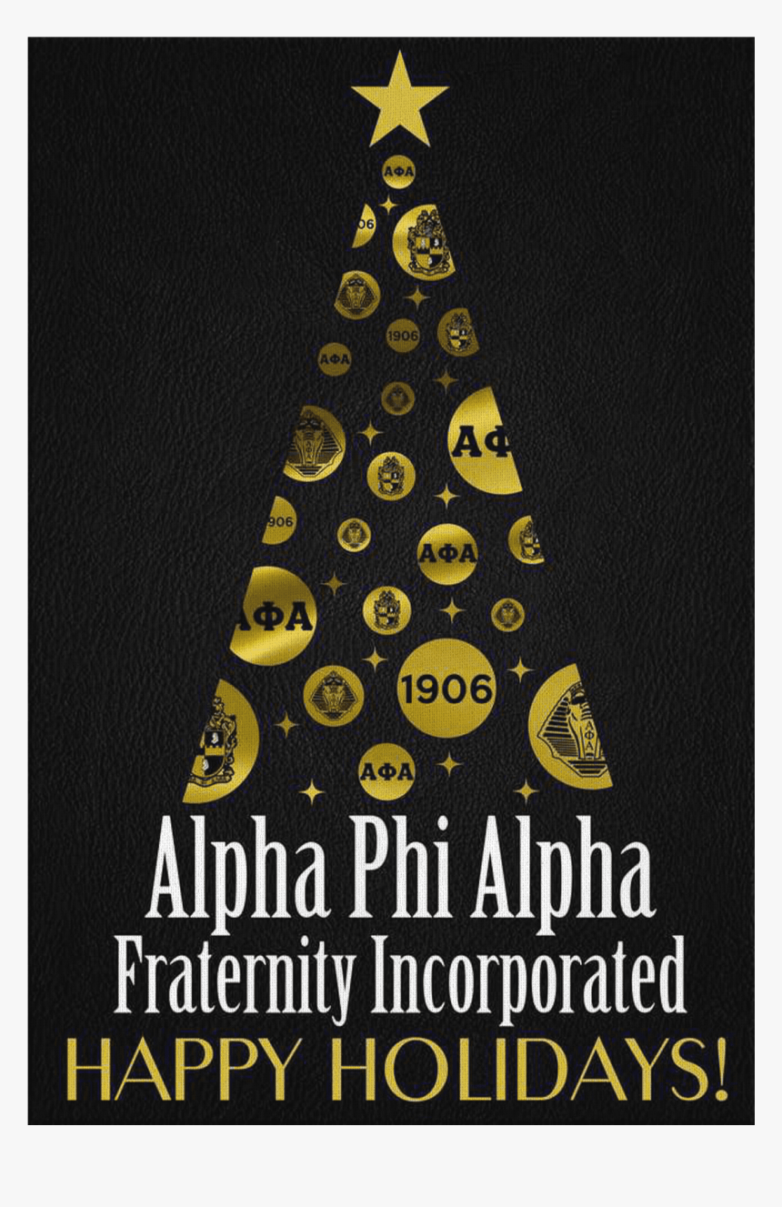 Alpha Phi Alpha Christmas Wall Canvas - Know What You Did Last, HD Png ...