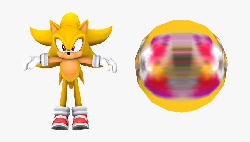 Download Zip Archive - Sonic Adventure Super Sonic Model, HD Png ...
