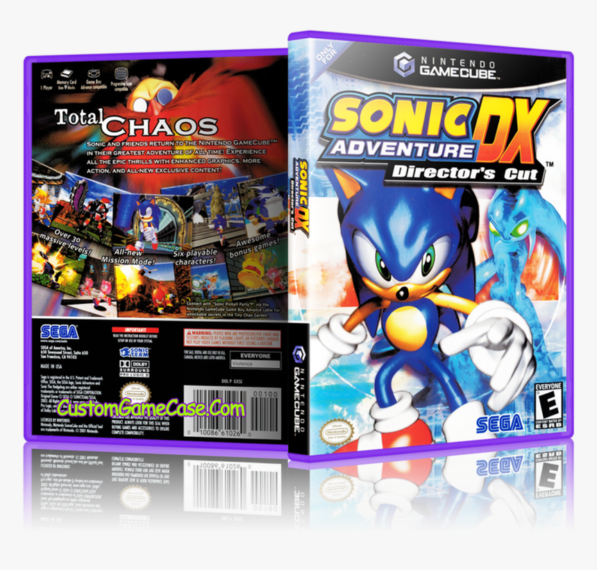 Sonic Adventure Dx Director S Cut - Sonic Adventure Dx Pc Case, HD Png ...