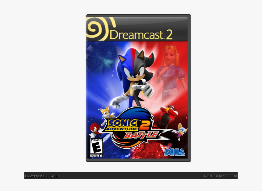 Sonic Adventure 2 Box Art Cover - Sonic Adventure 3 Dreamcast 2, HD Png ...
