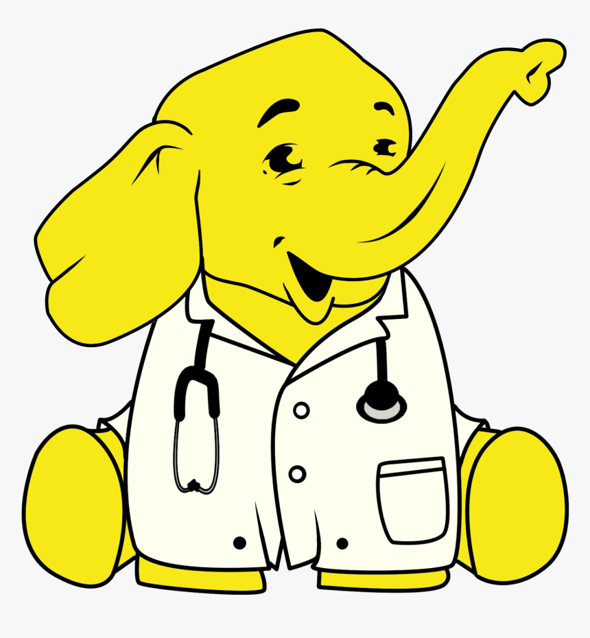 Doctor Clipart Elephant - Dr Elephant, HD Png Download , Transparent ...