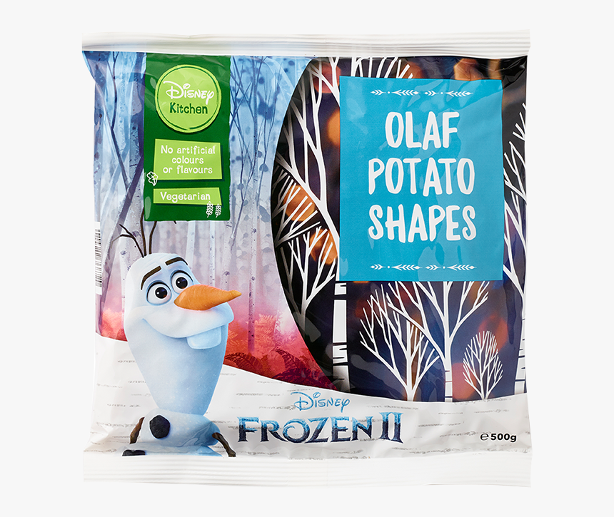 A Pack Of Olaf Potato Shapes Weighing 500g Will Set - Iceland Frozen 2 ...