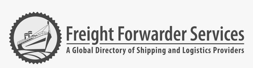 Freight Forwarder Services Logo - Monochrome, HD Png Download ...