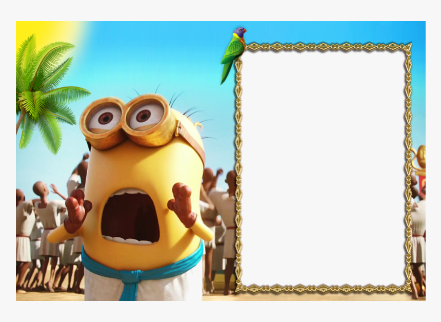 Minion Clipart Frame Moldura Para Foto Minions Transparent - Minions ...