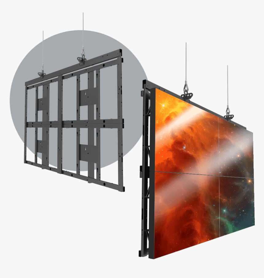 Video Wall Mounts & Rigging - Billboard, HD Png Download , Transparent ...