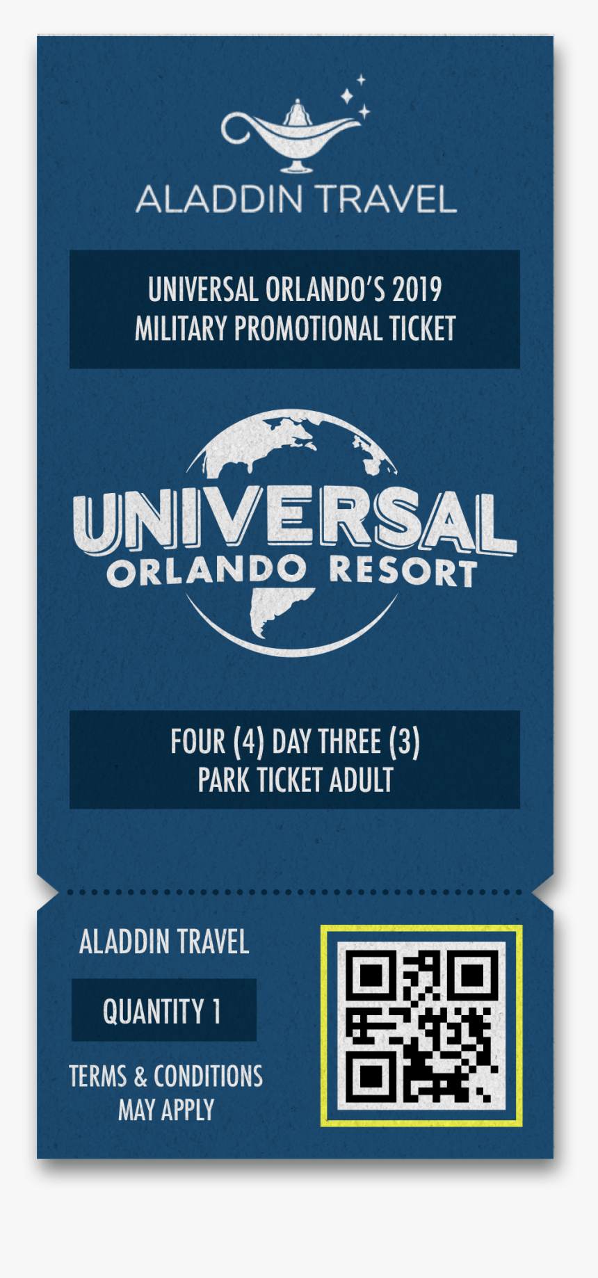 Aladdin Travel Universal Studios Ticket - Poster, HD Png Download ...