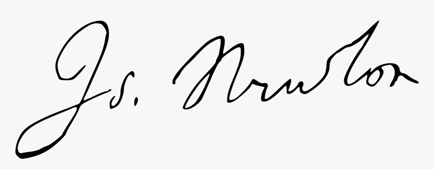 Isaac Newton Signature, HD Png Download , Transparent Png Image - PNGitem