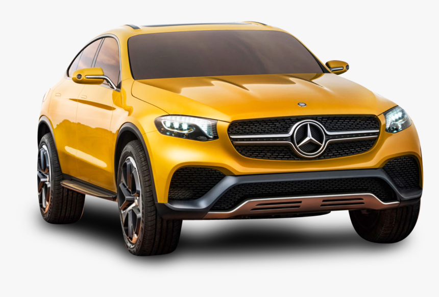 Yellow Mercedes Benz Glc Coupe Car Png Image - Mercedes Glb Coupe 2019 ...