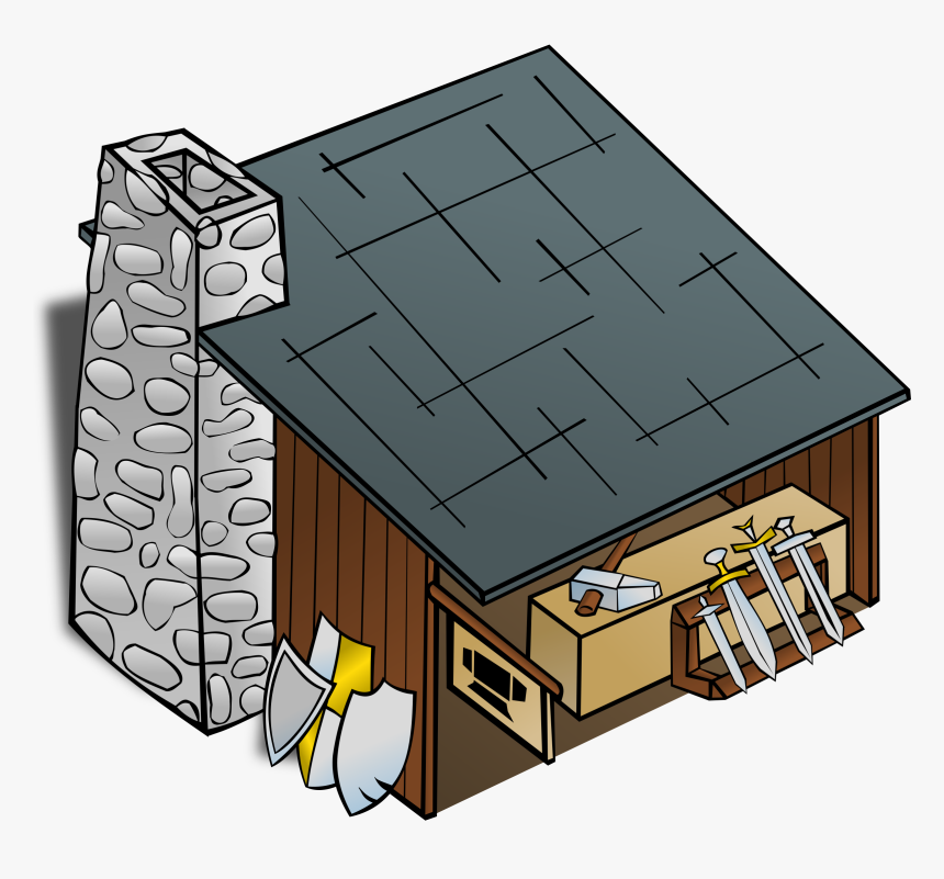 Medieval Blacksmith Drawing