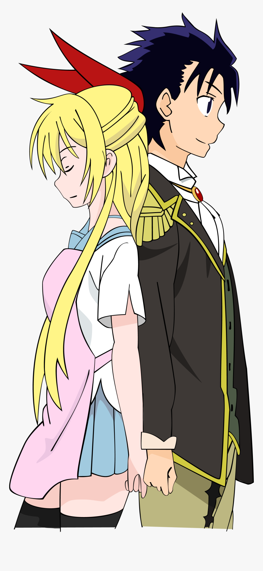 Chitoge X Raku Png, Transparent Png , Transparent Png Image - PNGitem
