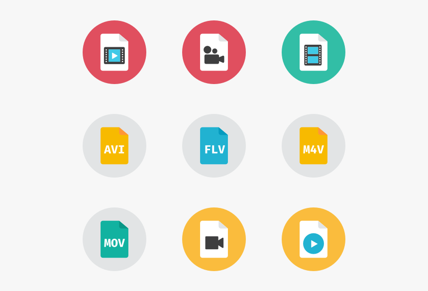 Video Files - Video File Icon Png, Transparent Png , Transparent Png ...