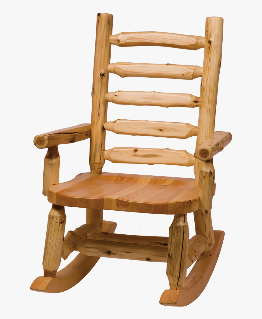 Cedar Rocking Chairs - Log Rocking Chair, HD Png Download , Transparent ...
