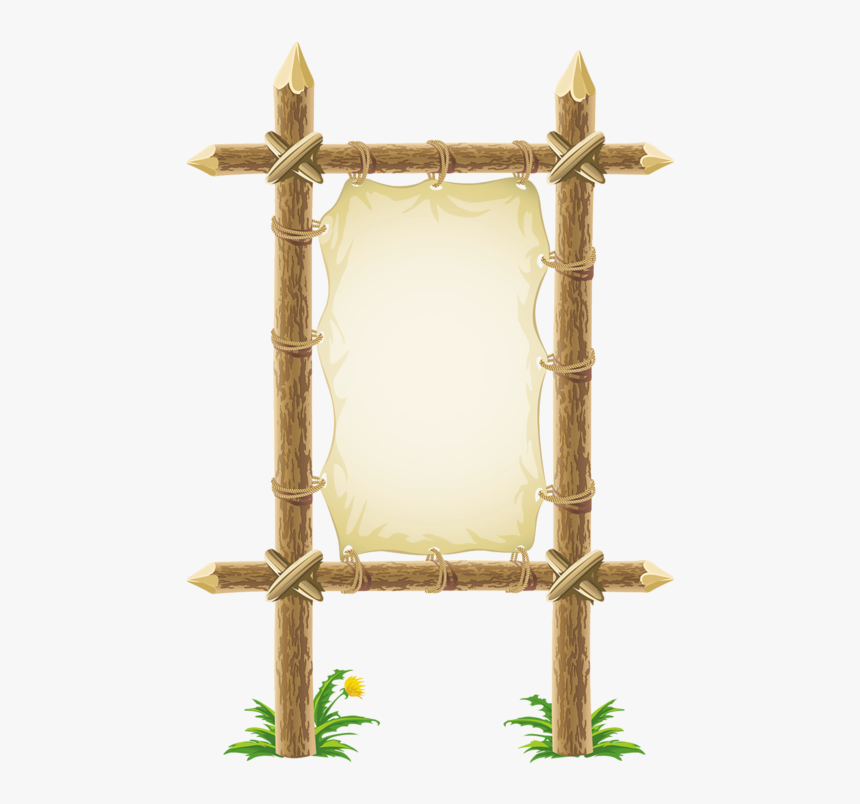 Transparent Bamboo Border Png - Wooden Street Sign Clip Art, Png ...