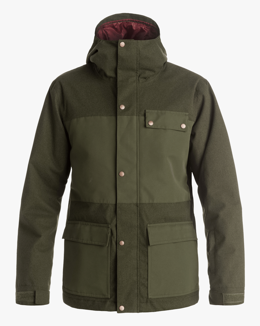 Quicksilver Honest Jacket Forest Night - Jacket, HD Png Download ...