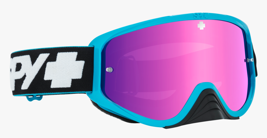 Blue And Pink Dirt Bike Goggles, HD Png Download , Transparent Png ...