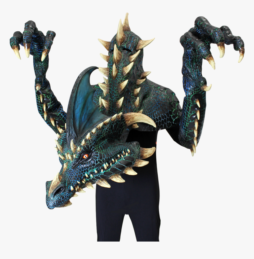 Smolder The Black Dragon - Mascara De Dragon, HD Png Download ...