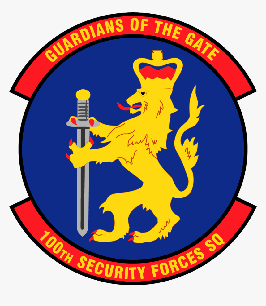 100th Security Forces Squadron Patch - Hollywood Top Gun Helmet, HD Png ...