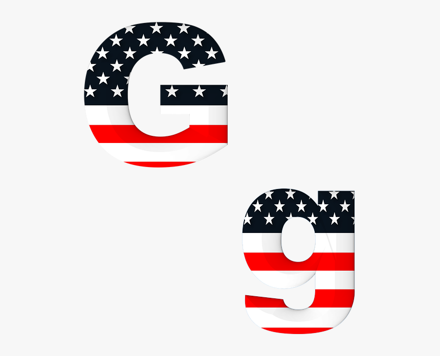 Letter, Abc, Alphabet, American, Flag, Stars, Stripes - Us Flag Letters ...