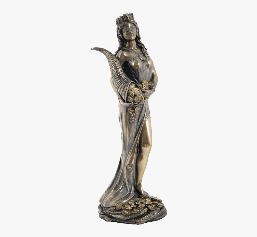 Fortuna Statue - Greek Goddess Bia Statue, HD Png Download ...