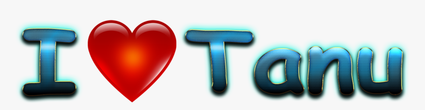Tanu Love Name Heart Design Png - Heart, Transparent Png , Transparent ...