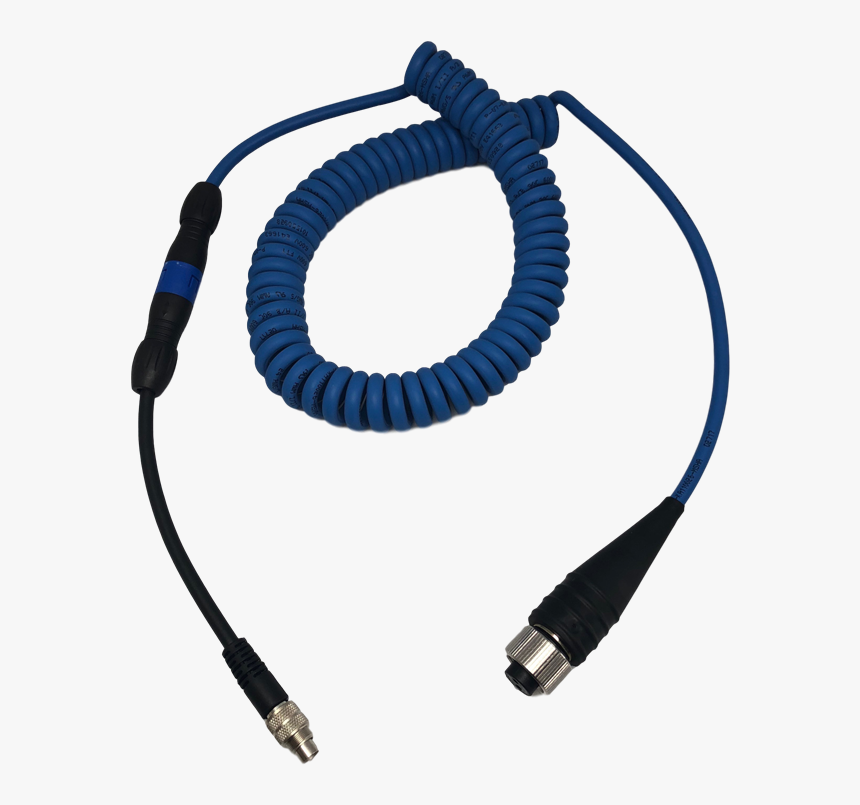 2 Pin Ms Connector Coiled Accelerometer Cables, HD Png Download ...