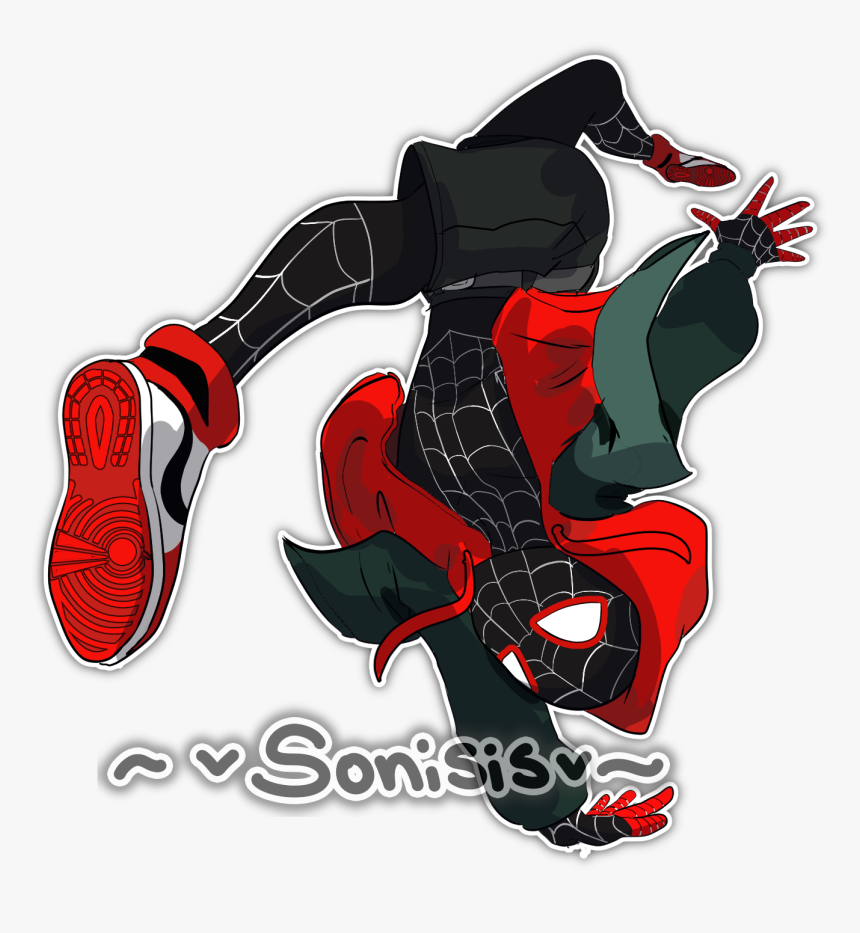 Miles Morales - Cartoon, HD Png Download , Transparent Png Image - PNGitem