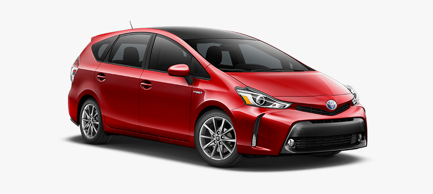 Absolutely Red - 2018 Toyota Prius V Black, HD Png Download ...