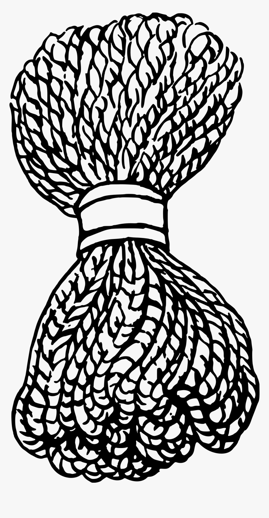 Rope Clip Arts - Clipart Rope Black And White, HD Png Download ...