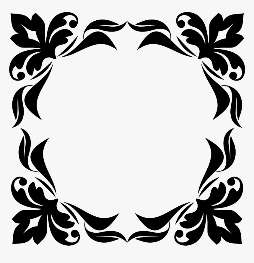 Picture Frame,line Art,square - Line Art, HD Png Download , Transparent ...