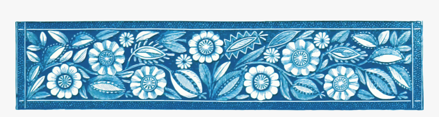 Blue,visual Arts,art - Motif, HD Png Download , Transparent Png Image ...