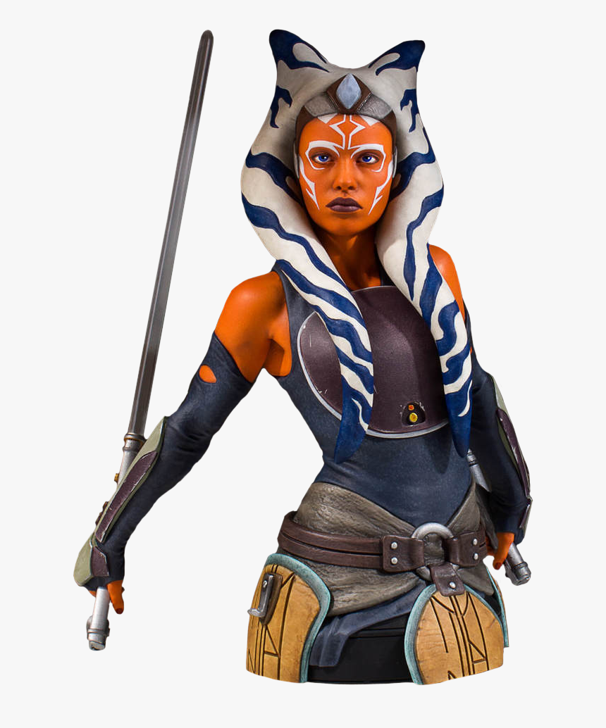 Ashoka Tano 1/6th Scale Mini Bust - Ahsoka Tano, HD Png Download ...