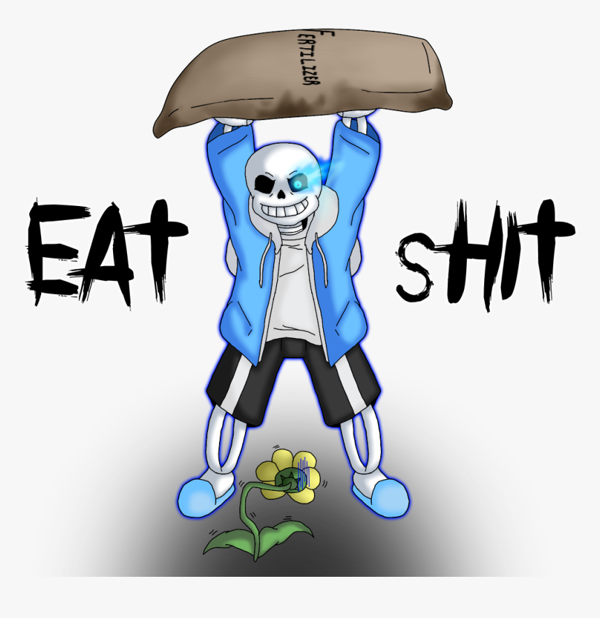 Eat Shit Png - Flowey Undertale, Transparent Png , Transparent Png Image - PNGitem