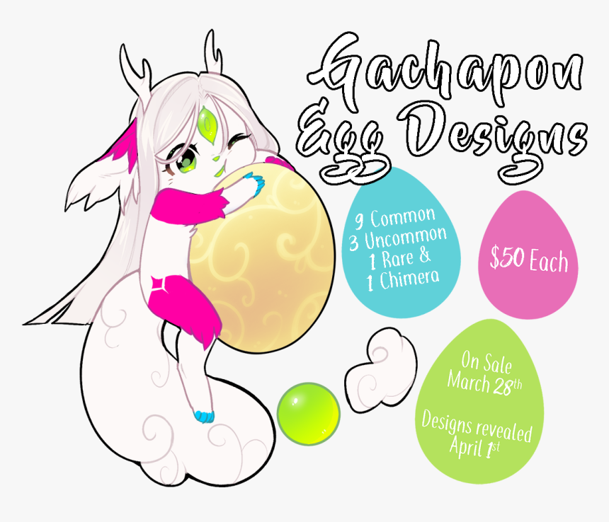 Easter Gachapon Designs - Cartoon, HD Png Download , Transparent Png ...
