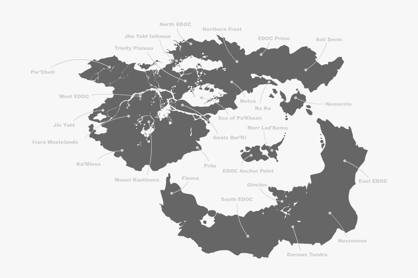 Alien Planet Map Geography