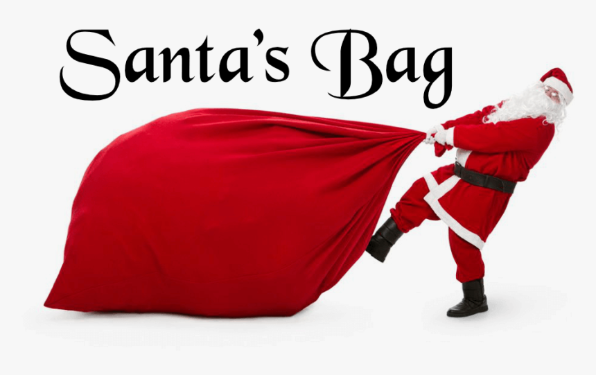 Transparent Santa Bag Png - Santa With Big Bag, Png Download ...