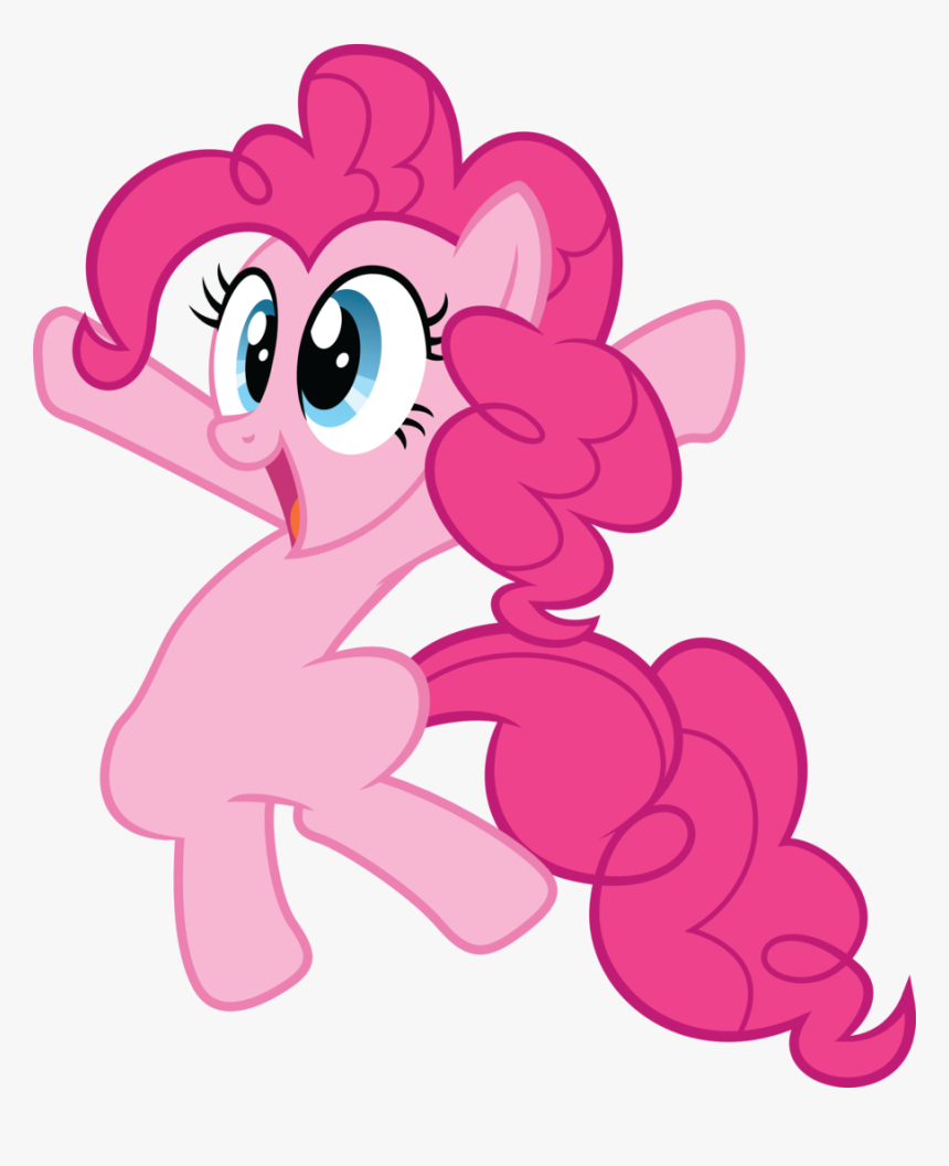 Happy Pinkie Pie - Cartoon, HD Png Download , Transparent Png Image ...