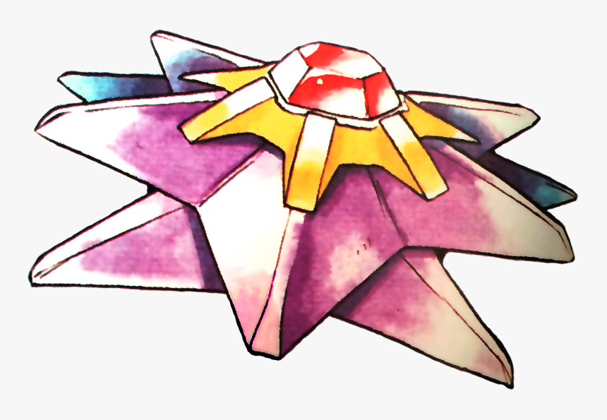 Starmie , Png Download - Pokemon Red And Blue Starmie, Transparent Png ...