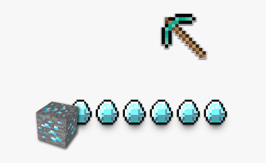 Minecraft Diamonds - Box, HD Png Download , Transparent Png Image - PNGitem