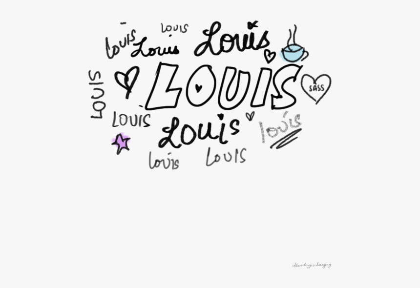 Louis Tomlinson Transparent Signature