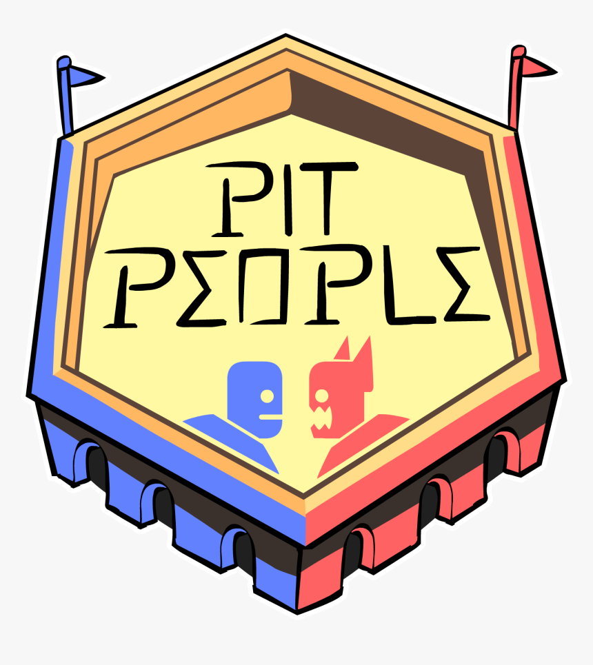 Pitpeople Logo Stationary - Pit People Title, HD Png Download ...