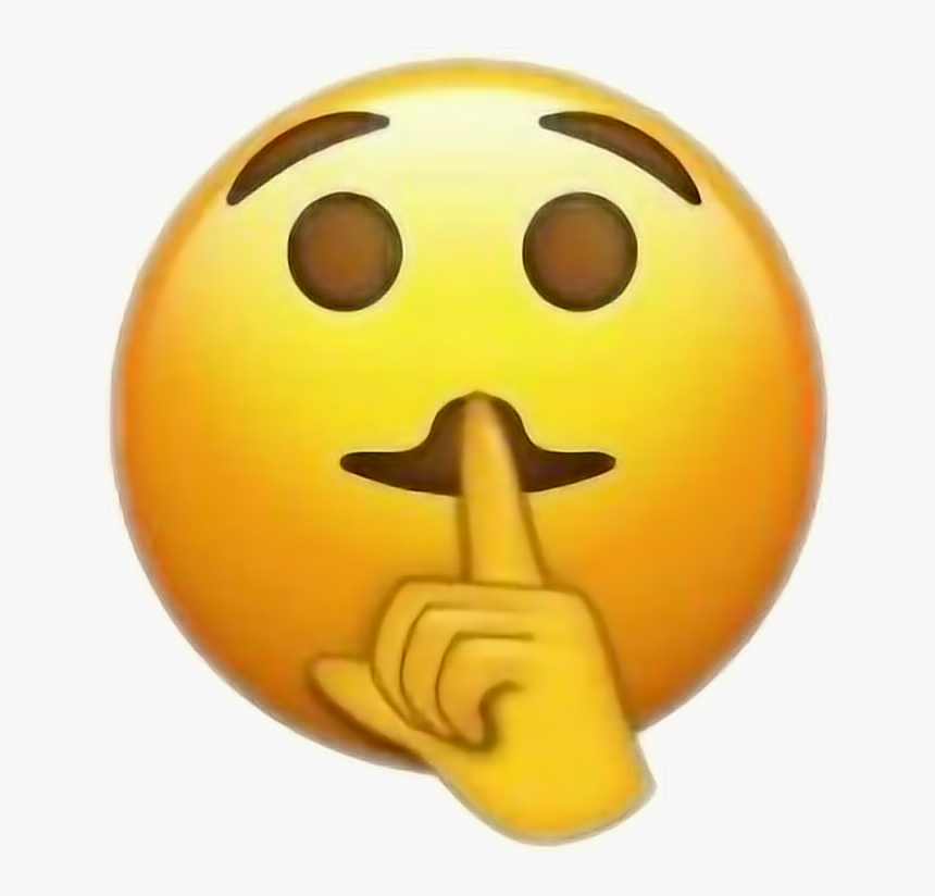 Transparent Background Shh Emoji Png, Png Download , Transparent Png ...