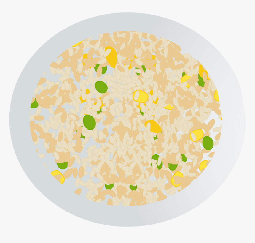 Plate Of Rice Clipart