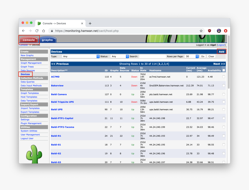 Cacti Monitoring Tool Netflow, HD Png Download , Transparent Png Image ...
