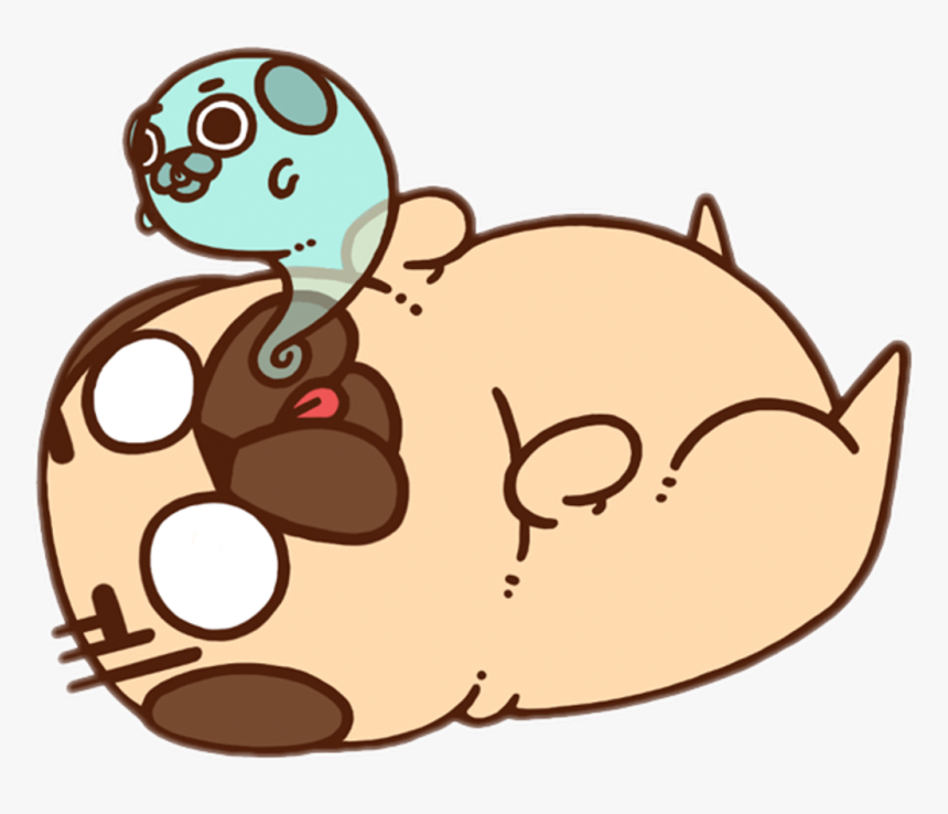 #pug #puglie #puglife #dead #fantasma - Pug, HD Png Download ...