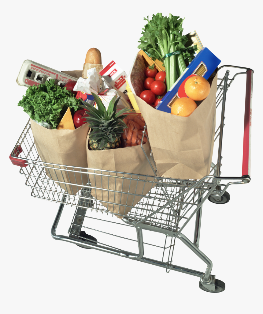 Full Grocery Cart Png
