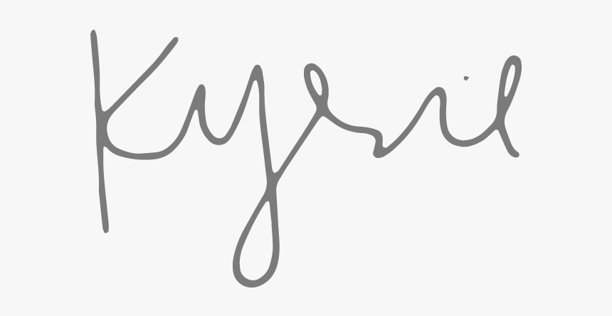 Kyrie Bussler Signature - Transparent Kyrie Logo Png, Png Download ...