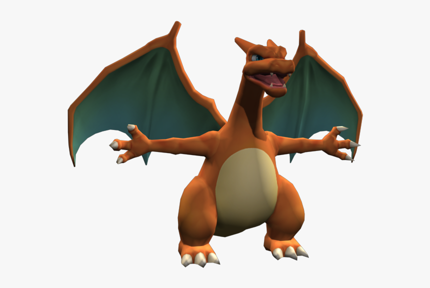 Charizard Smash 4 Png - Charizard T Pose, Transparent Png , Transparent ...